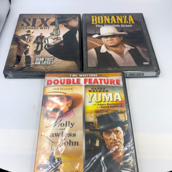 Media | Western Trio Dvd New Sealed | Poshmark